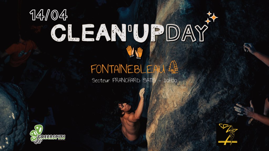 Clean-up day à Bleau le 14/04 - Font clean-up day 04/14